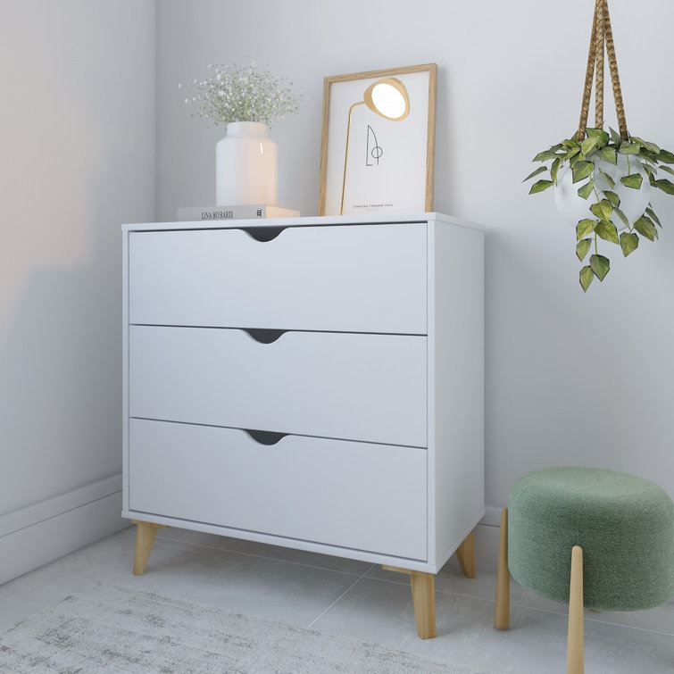 George Oliver Jayvan 3 - Drawer Dresser & Reviews | Wayfair